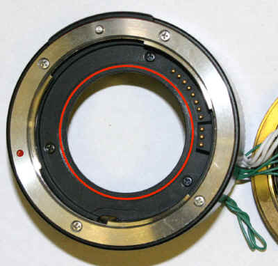 Modifying Canon EF Extension tube for EOS 300D lens